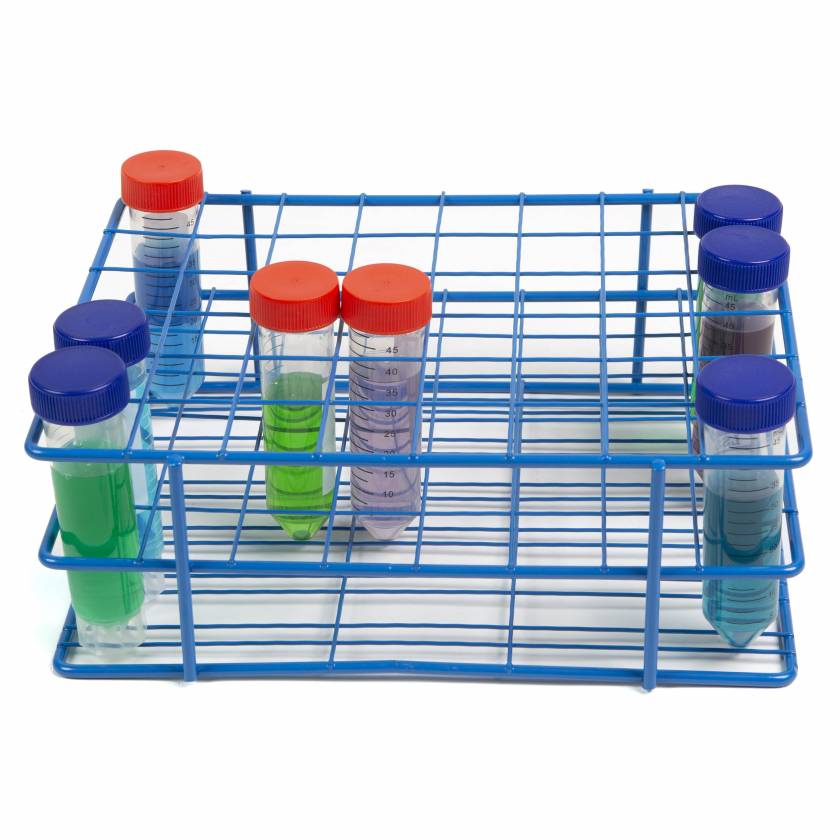 Heathrow Scientific Coated Wire Rack Fits 25-30mm 50mL Tubes