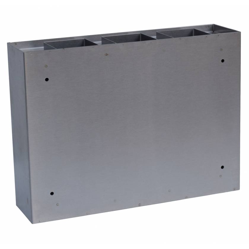 OmniMed 181790 Stainless Steel Specimen Dropbox Cabinet with Key Lock