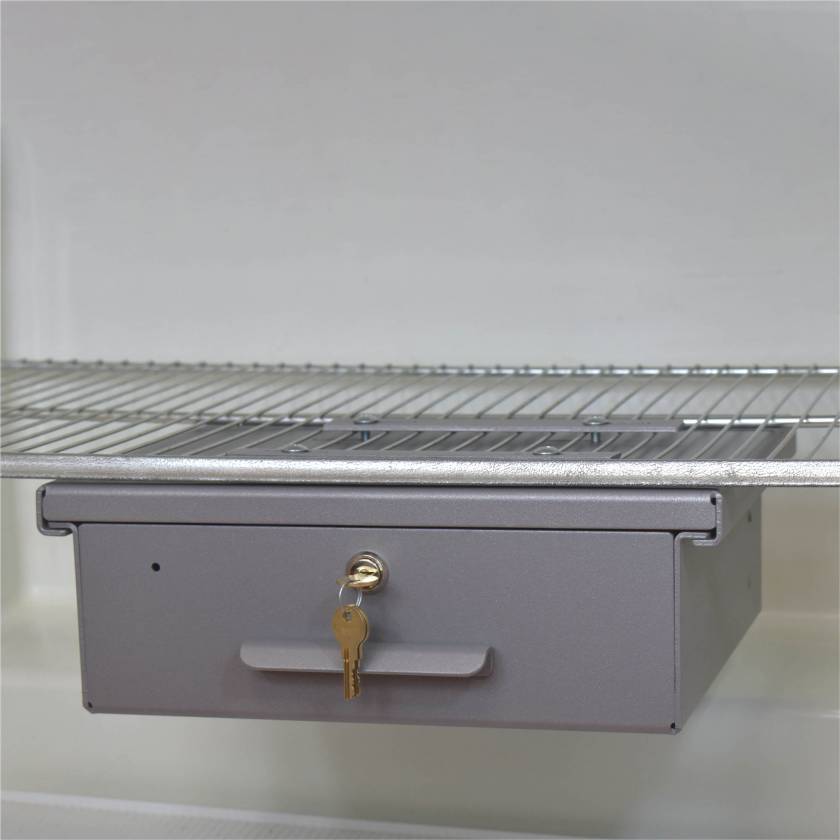 Omni Medium Aluminum Refrigerator Lock Box with Key Lock 183025