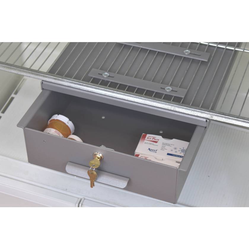 Omni Medium Aluminum Refrigerator Lock Box with Key Lock 183025