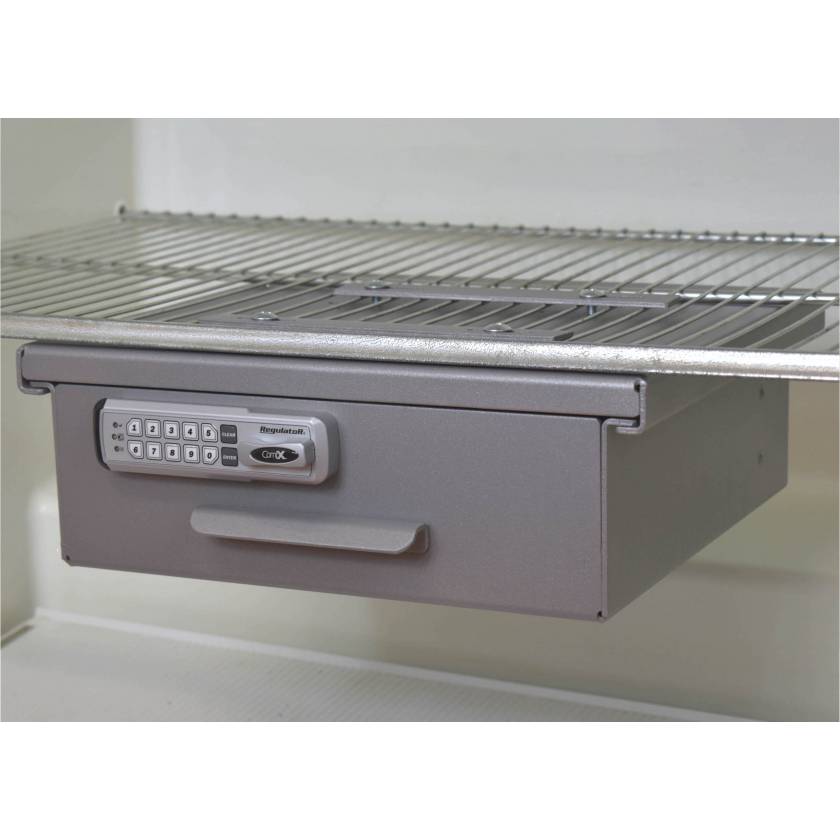 Omni Medium Aluminum Refrigerator Lock Box with E-Lock