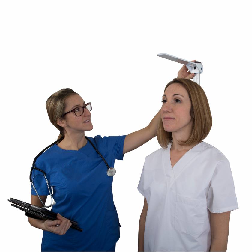 Health o Meter 201HR Wall-Mounted Telescopic Metal Height Rod