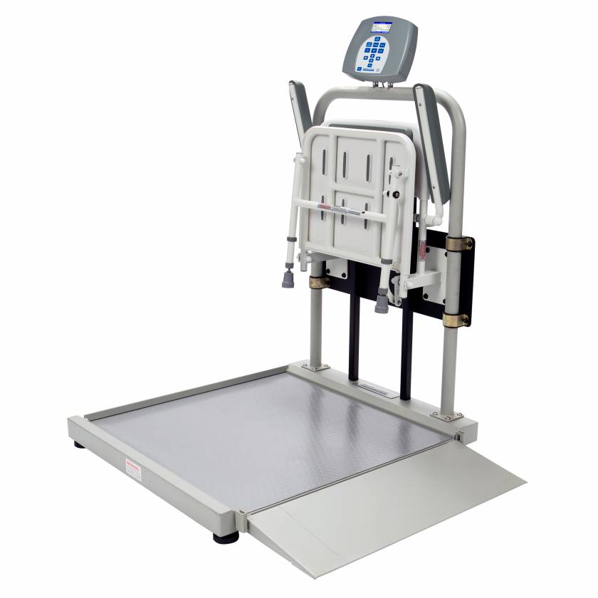 Health o Meter Digital Wheelchair Ramp Scale with Folded Seat