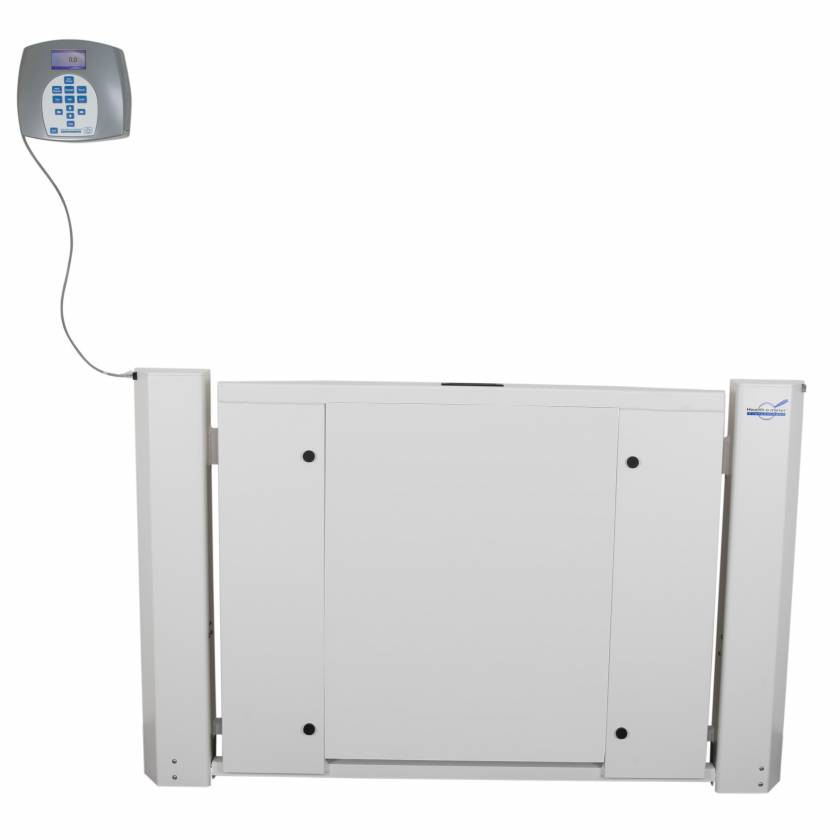 Health o Meter Antimicrobial Wall-Mounted Fold-Up Wheelchair Scale