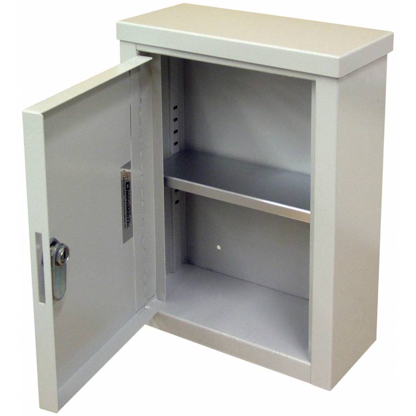 OmniMed Mini Wall Storage Cabinets 12" H x 9" W x 4" D