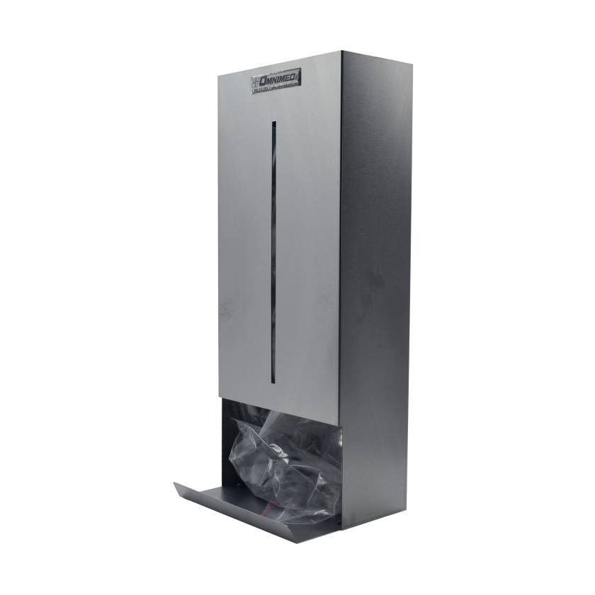 OmniMed 304035 Stainless Wall Mounted Safety Glasses Dispenser