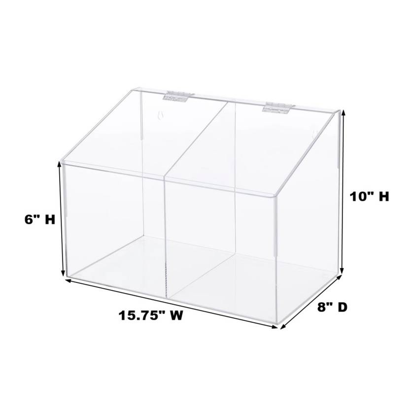 OmniMed Acrylic Wall Mounted Bulk Dispenser
