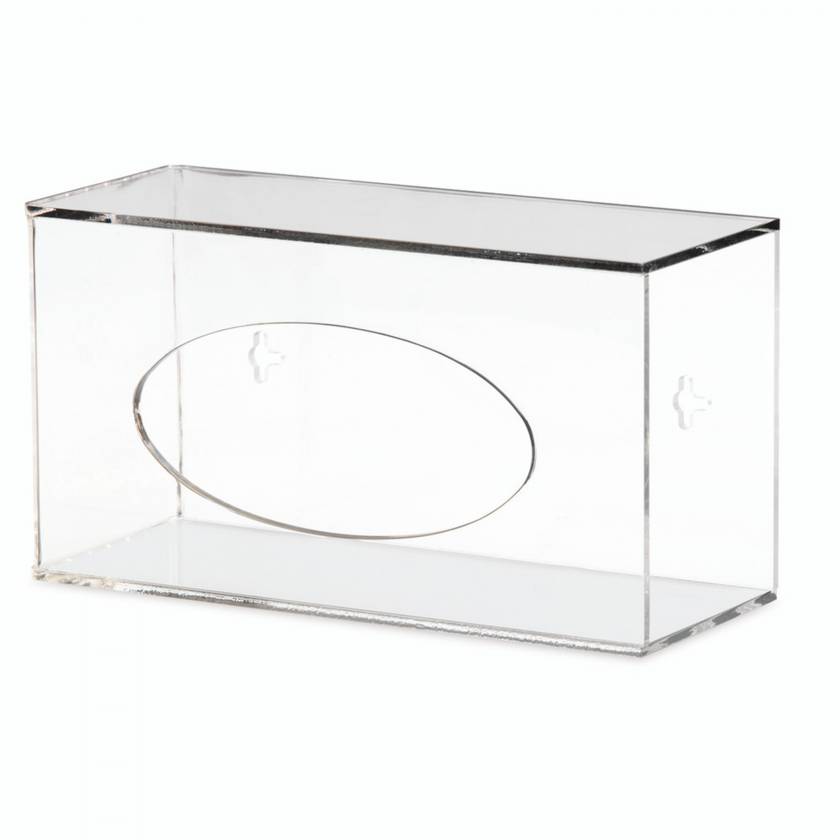 OmniMed 305363 Deluxe Clear Acrylic Single Glove Box Holder