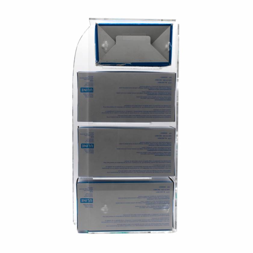 OmniMed PETG Triple Glove Box & Single Face Mask Holder