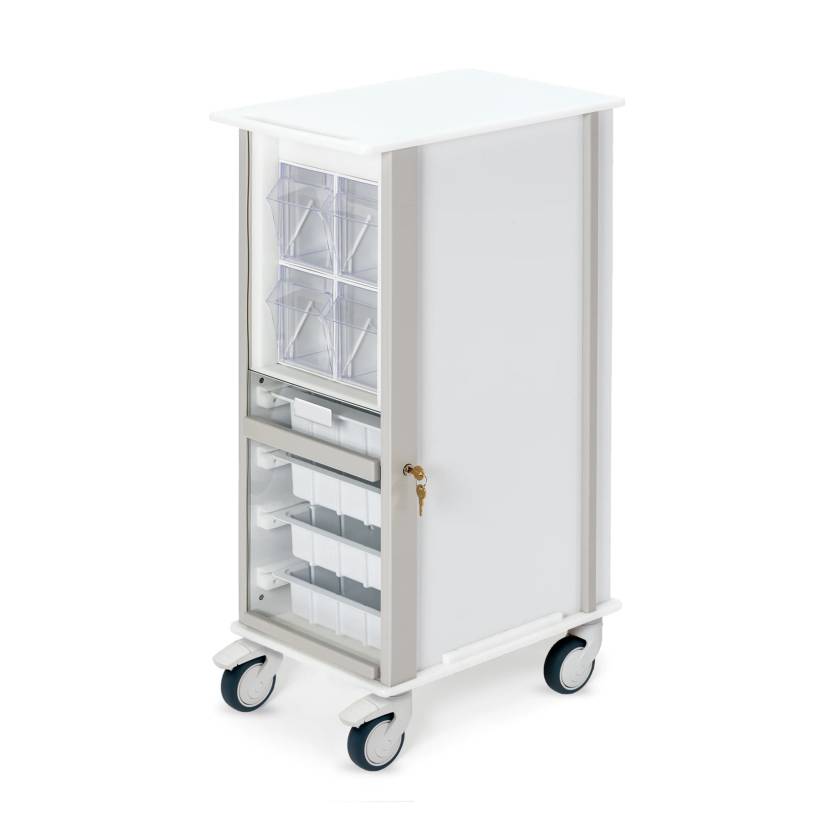 OmniMed 351020 Omni Slimline Storage Cart with 3" Casters