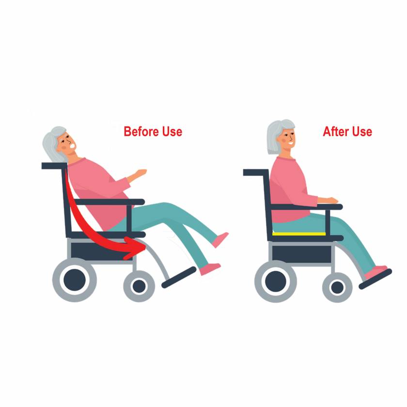 Bridge Healthcare 4060 One Way Slide Seat Cushion