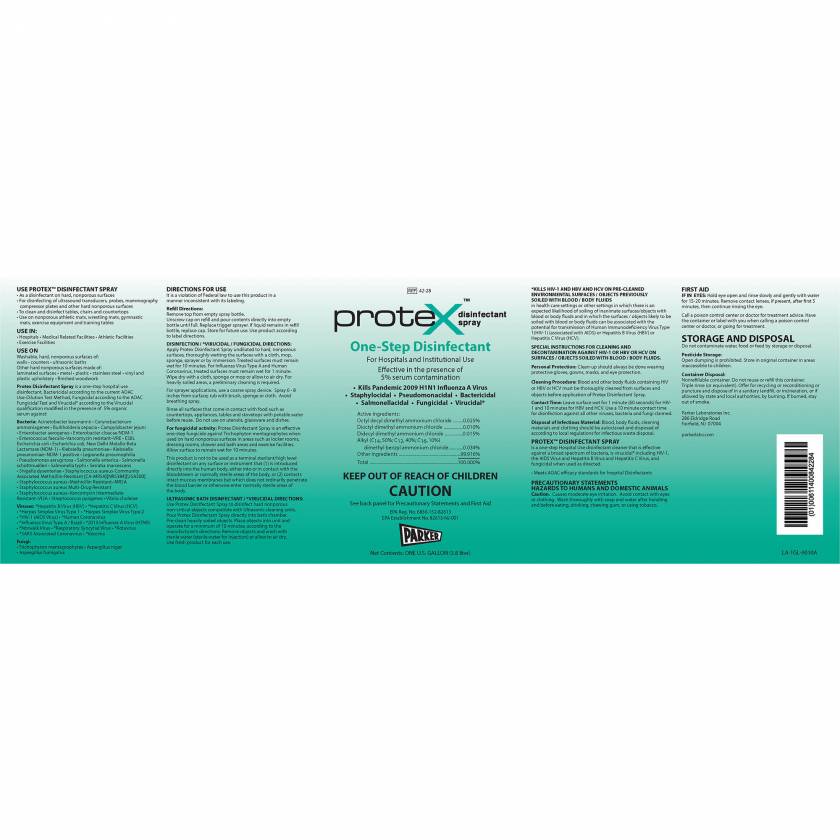 Protex Disinfectant 1 Gallon Parker Laboratories 42-28