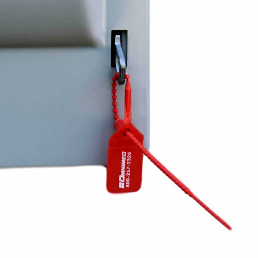OmniMed 484130-R Sure Strip Safety Seal in Red