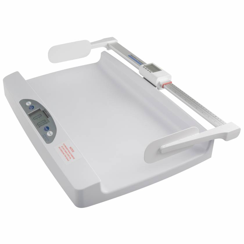 Pediatric Extra-Wide Tray Scale with Digital Height Rod