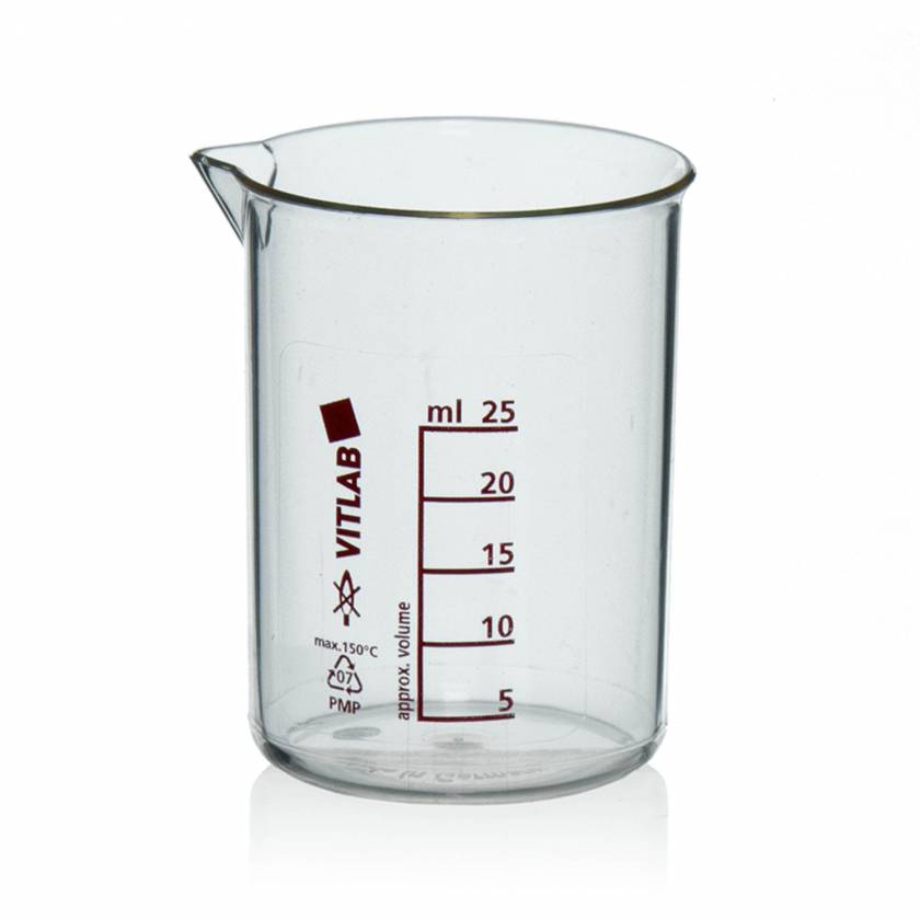 BrandTech PMP Griffin Beaker with Red Screened Graduations