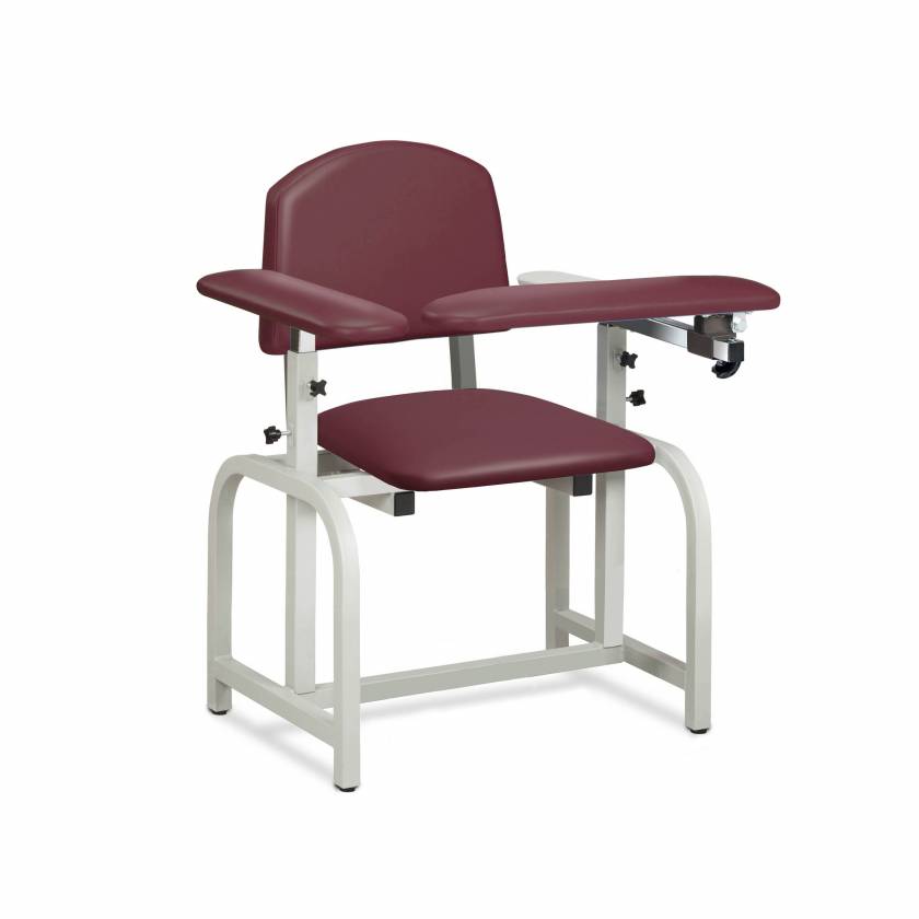Clinton 66010 Lab X Series Blood Drawing Chair with Padded Arms