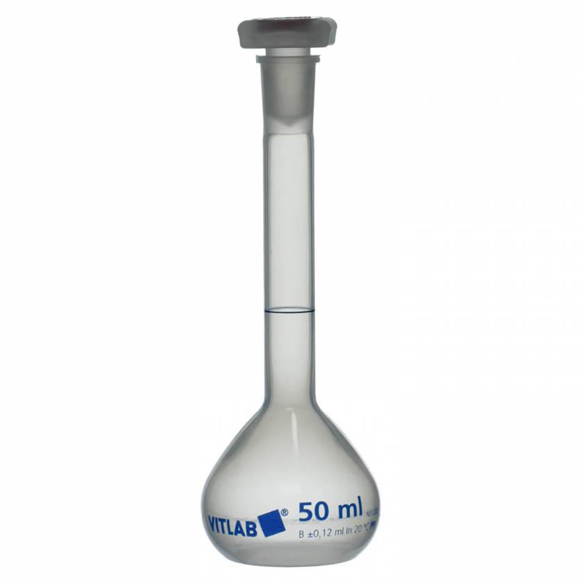 BrandTech Class B Polypropylene Volumetric Flask with Polypropylene NS ...