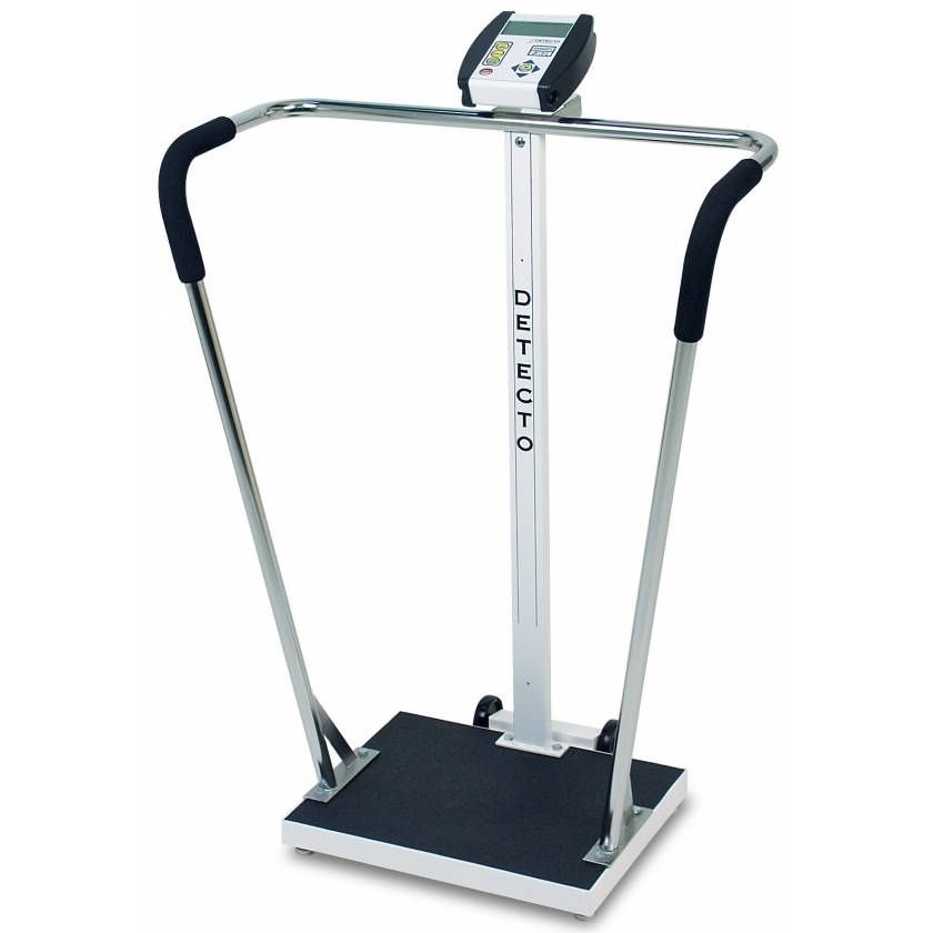 Detecto 6855 Digital Waist-High Stand-On Scale 600lb Capacity