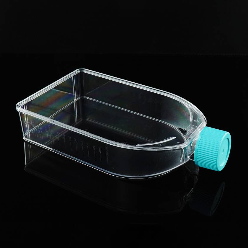 T150 U-Shaped Canted Neck Cell Culture Flask with Plug Seal Cap