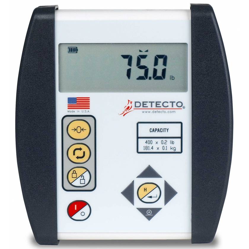 Detecto Digital Chair Scale with Lift-Away Arms & Footrest