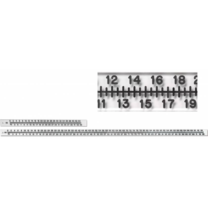 AllCraft Wellman Rigid Acrylic Radiopaque Extremity Xray Rulers
