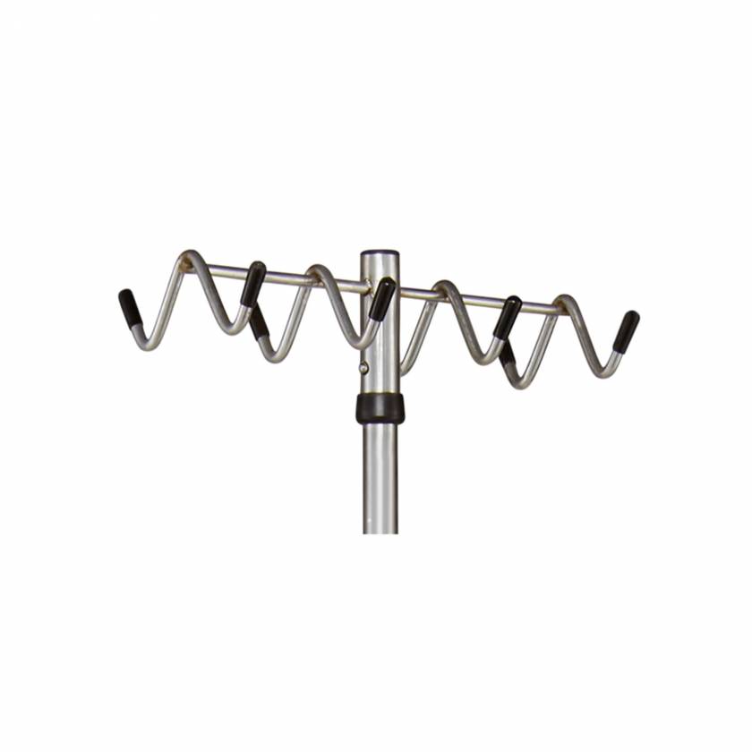 Blickman 7802808750 IV Hook Adapter 8 Rake Hooks