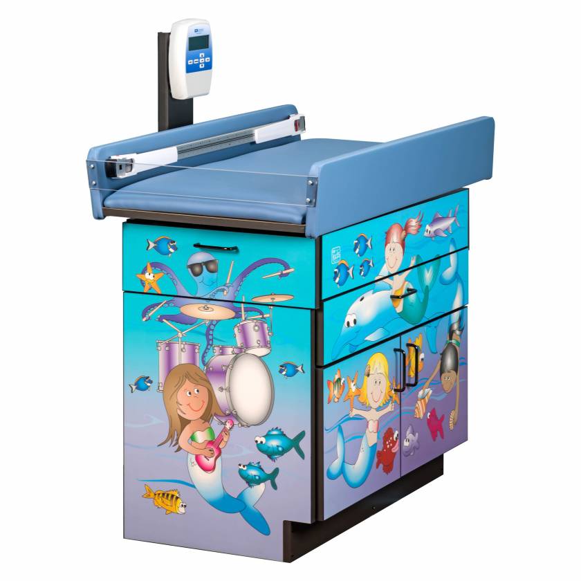 Clinton 7854 Merry Mermaids Pediatric Scale Table