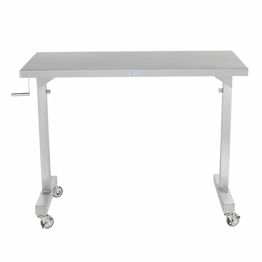 Blickman Adjustable Height Stainless Steel Instrument Tables