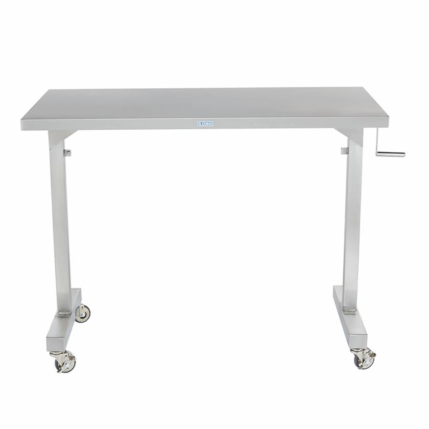 Blickman Adjustable Height Stainless Steel Instrument Tables
