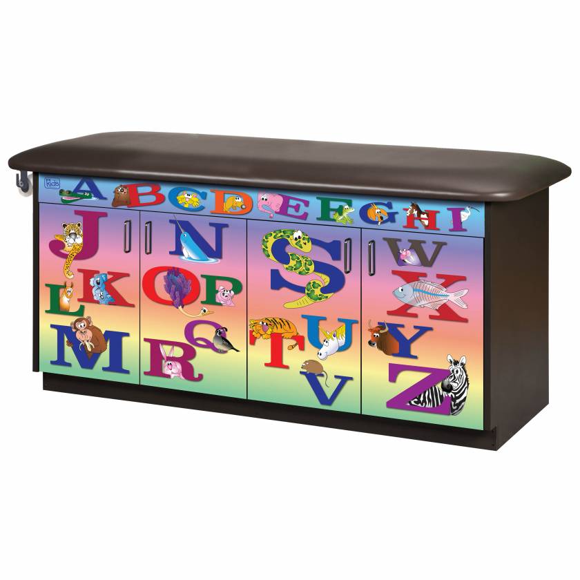 Clinton 7955 Alphabet Animals Pediatric Treatment Table