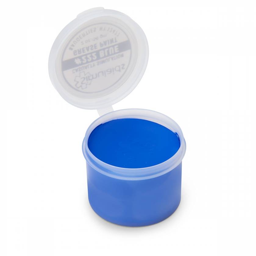 Life/form 800-222 Moulage Grease Paint - 2 oz. - Blue