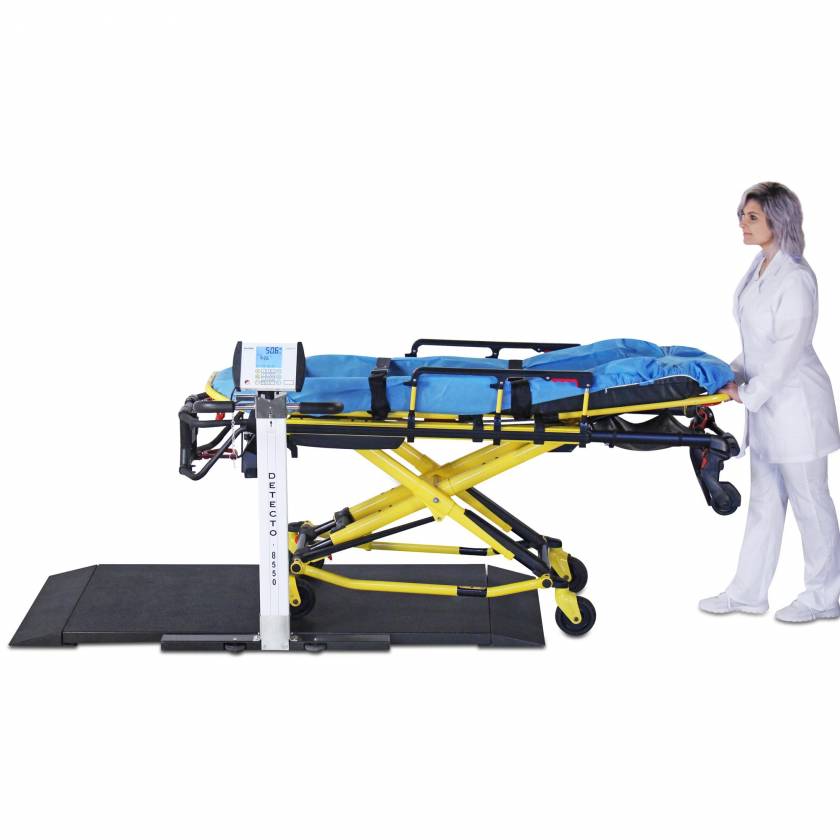 Detecto 8550 Portable Digital Stretcher Scale Folding Column Indicator