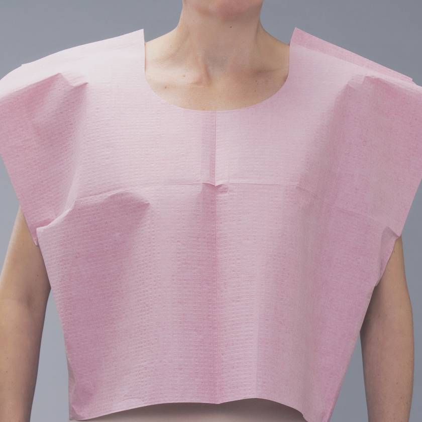TIDI Products Choice Exam Capes Tissue/Poly/Tissue Waffle 30" x 21"