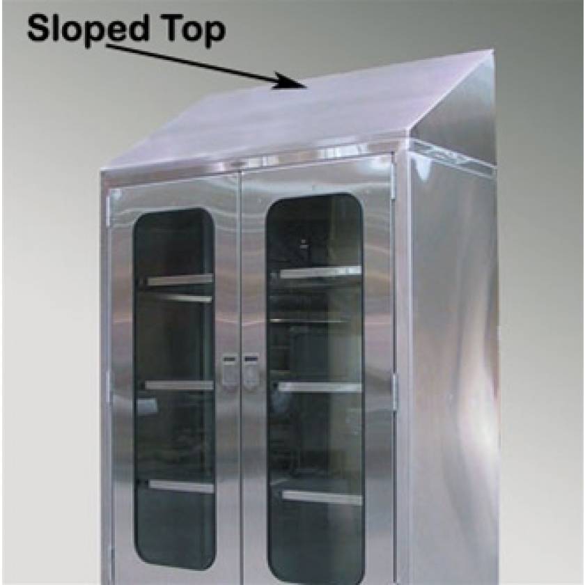 Pedigo Free Standing Sloped Top SS Operating Room Cabinet