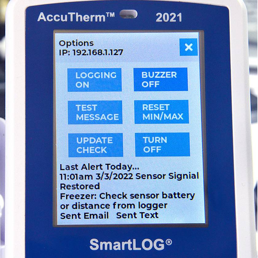 Thermco AccuTherm™ SmartLog® 2021 VFC Data Logger, Dual Probe