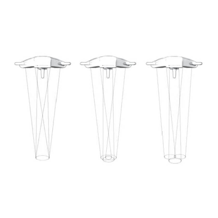 Burton Medical ALED070SC AIM HI LED Exam Light Ceiling Mounted