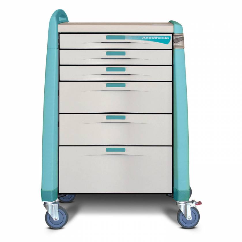 Capsa Standard Height Avalo Anesthesia Cart with Accessory Package