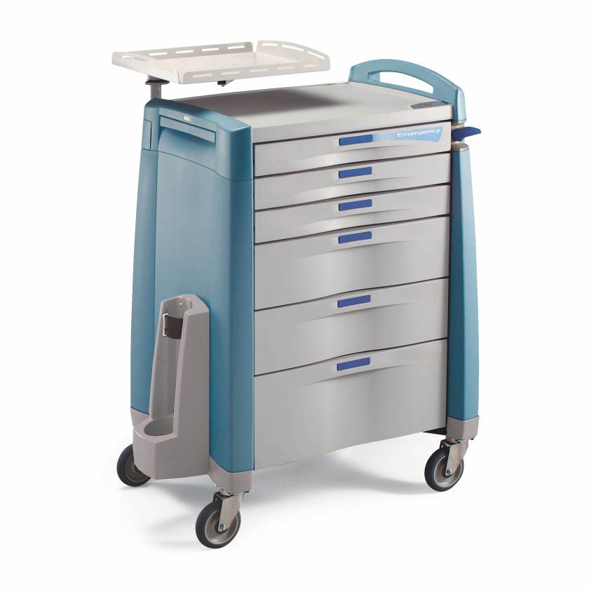 Capsa AM-EM-STD-BLUE Standard Avalo Emergency Cart