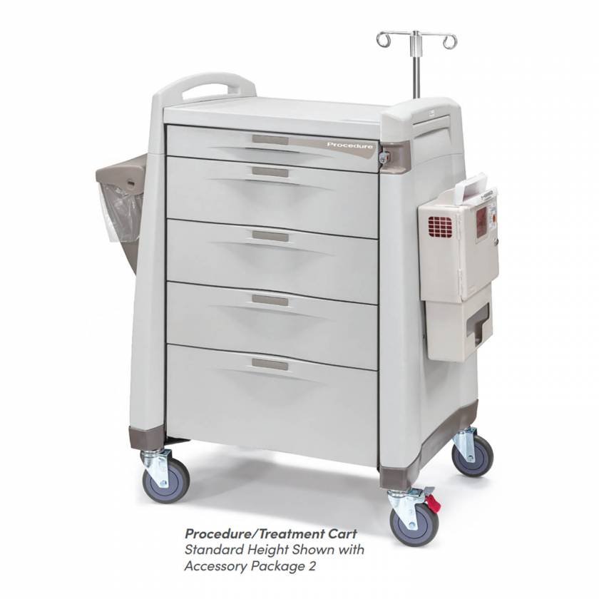 Capsa AM-PT-STD-KEY Standard Avalo Procedure/Treatment Cart