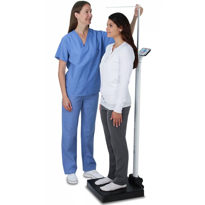 Detecto apex Digital Clinical Scales with Mechanical Height Rods 600 lb ...