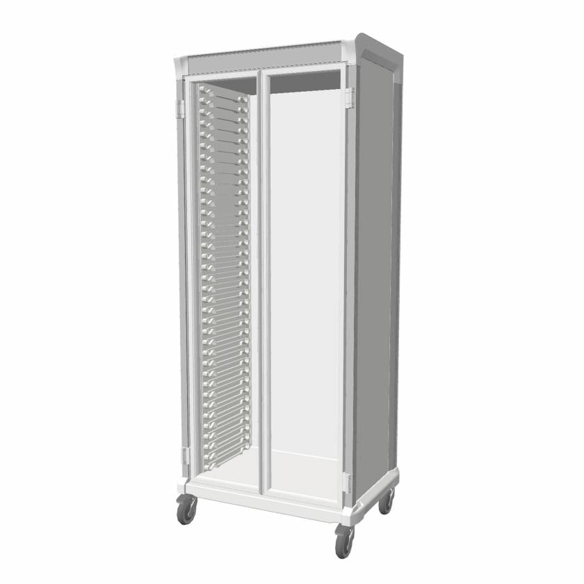 Pegasus Apollo E Type Medical Storage Cart with 4 Panels