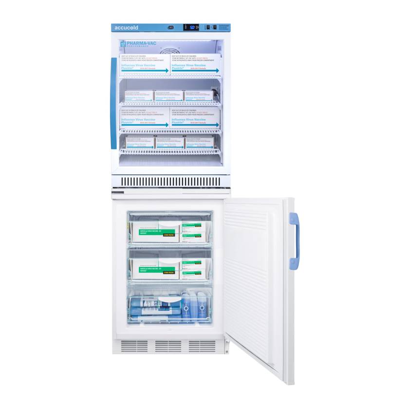 Accucold ARG6PV-VT65MLSTACKMED2 Refrigerator/Freezer Combo