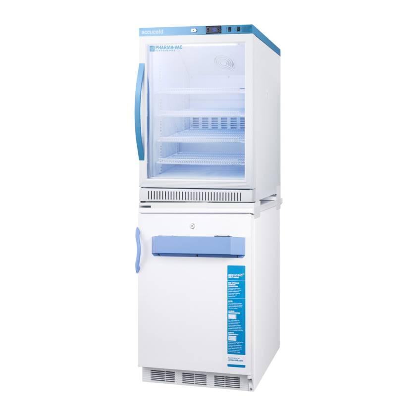 Accucold ARG6PV-VT65MLSTACKMED2 Refrigerator/Freezer Combo