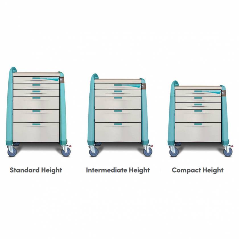 Capsa Compact Height Avalo Anesthesia Cart
