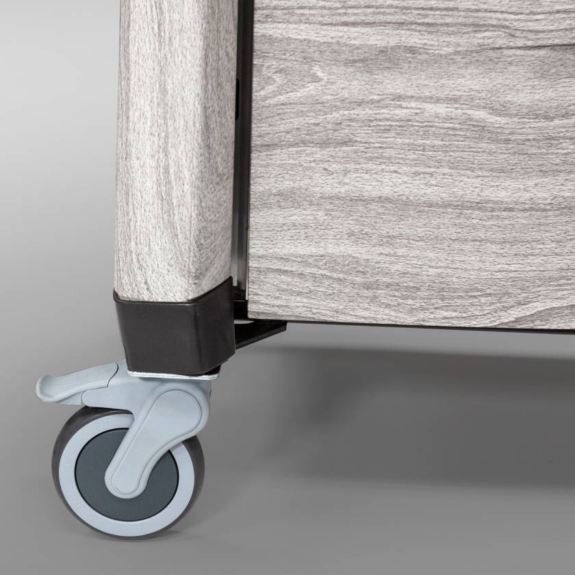 Capsa Avalo PCL Woodblend Punch Card Medication Cart