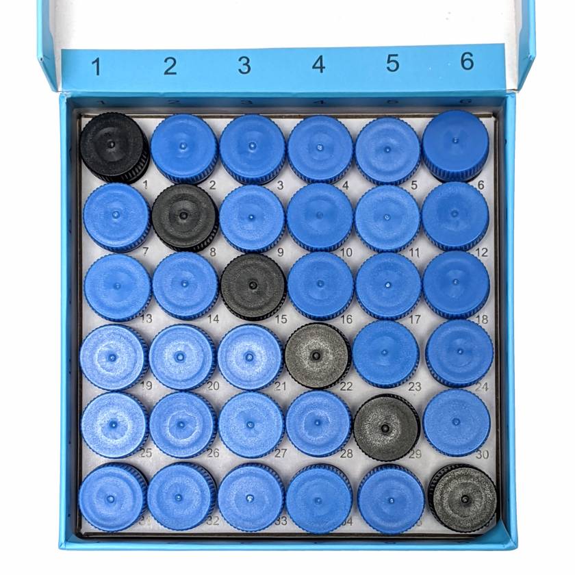 MTC Bio C2580-36 Cardboard Freezer Box for 36 Screw-Cap 5mL MarcoTubes