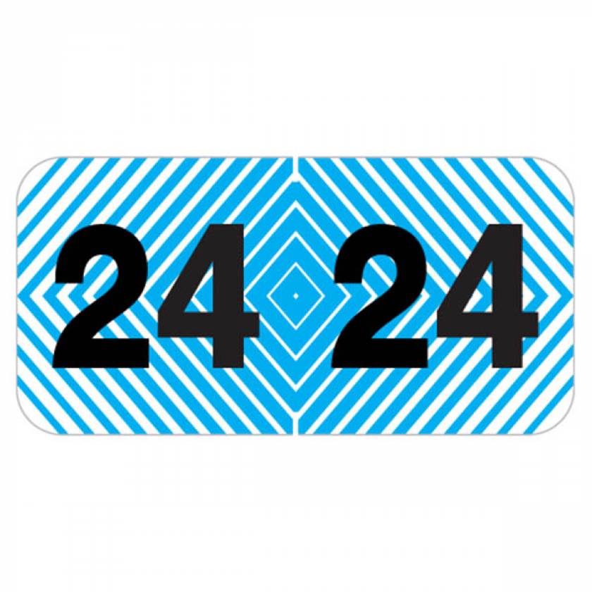 Arden CFYM-24-T4 2024 Year Labels Control-O-Fax Compatible