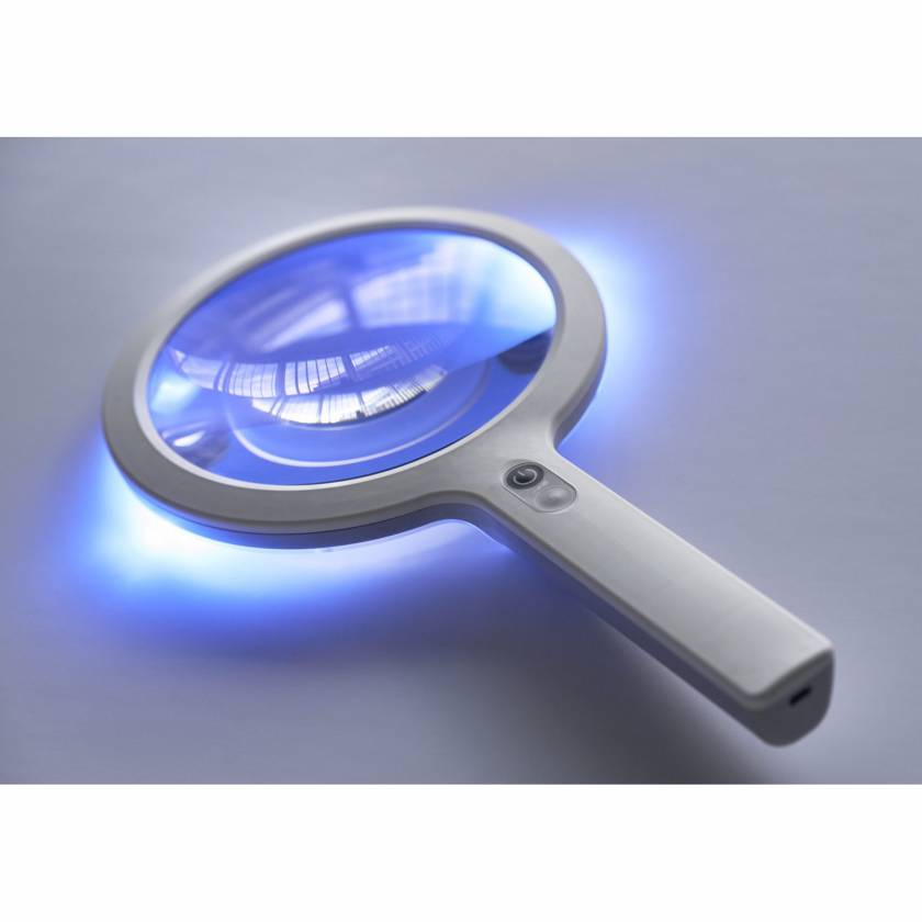 Opticlux 10-2 UV LED Handheld Magnifier Light with Wood Light