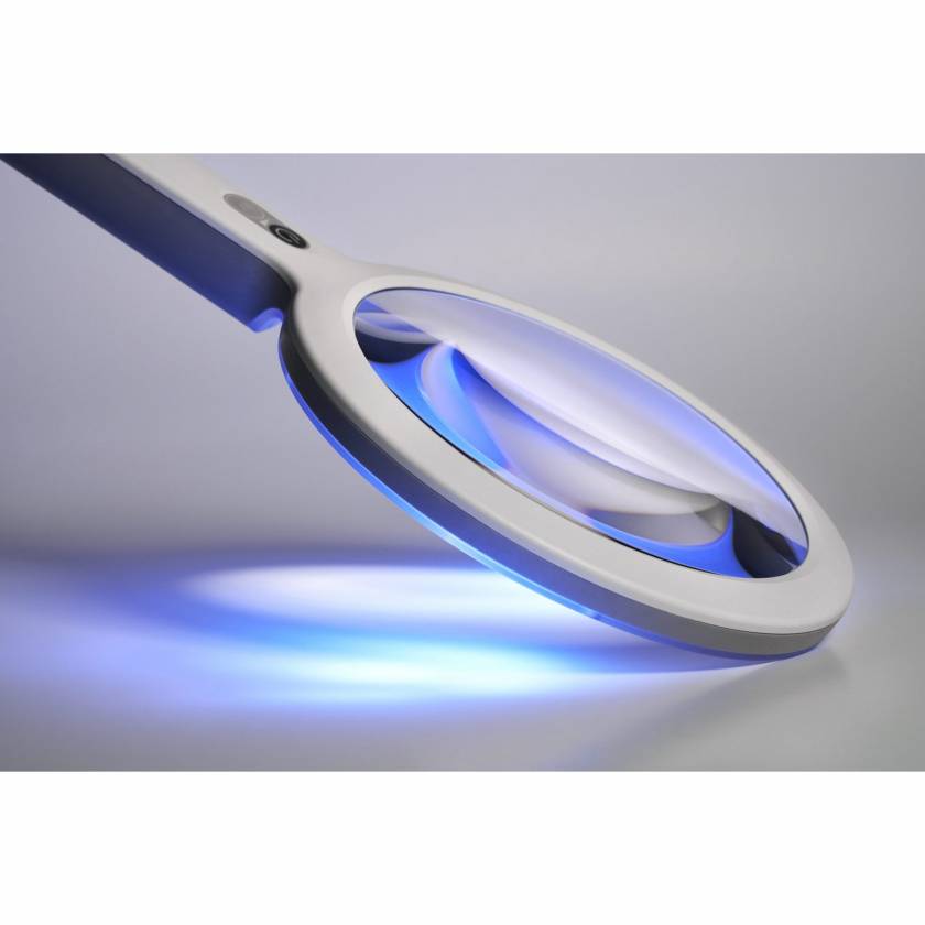 Opticlux 10-2 UV LED Handheld Magnifier Light with Wood Light