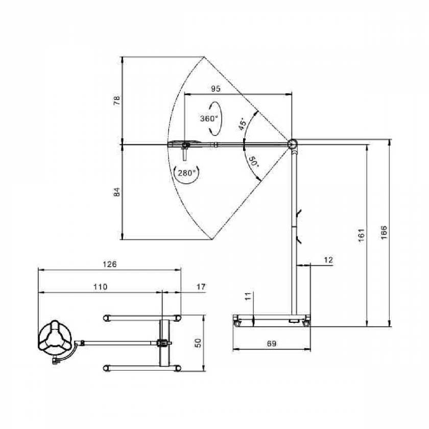 Waldmann TRIANGO 80-1 LED Procedure Light